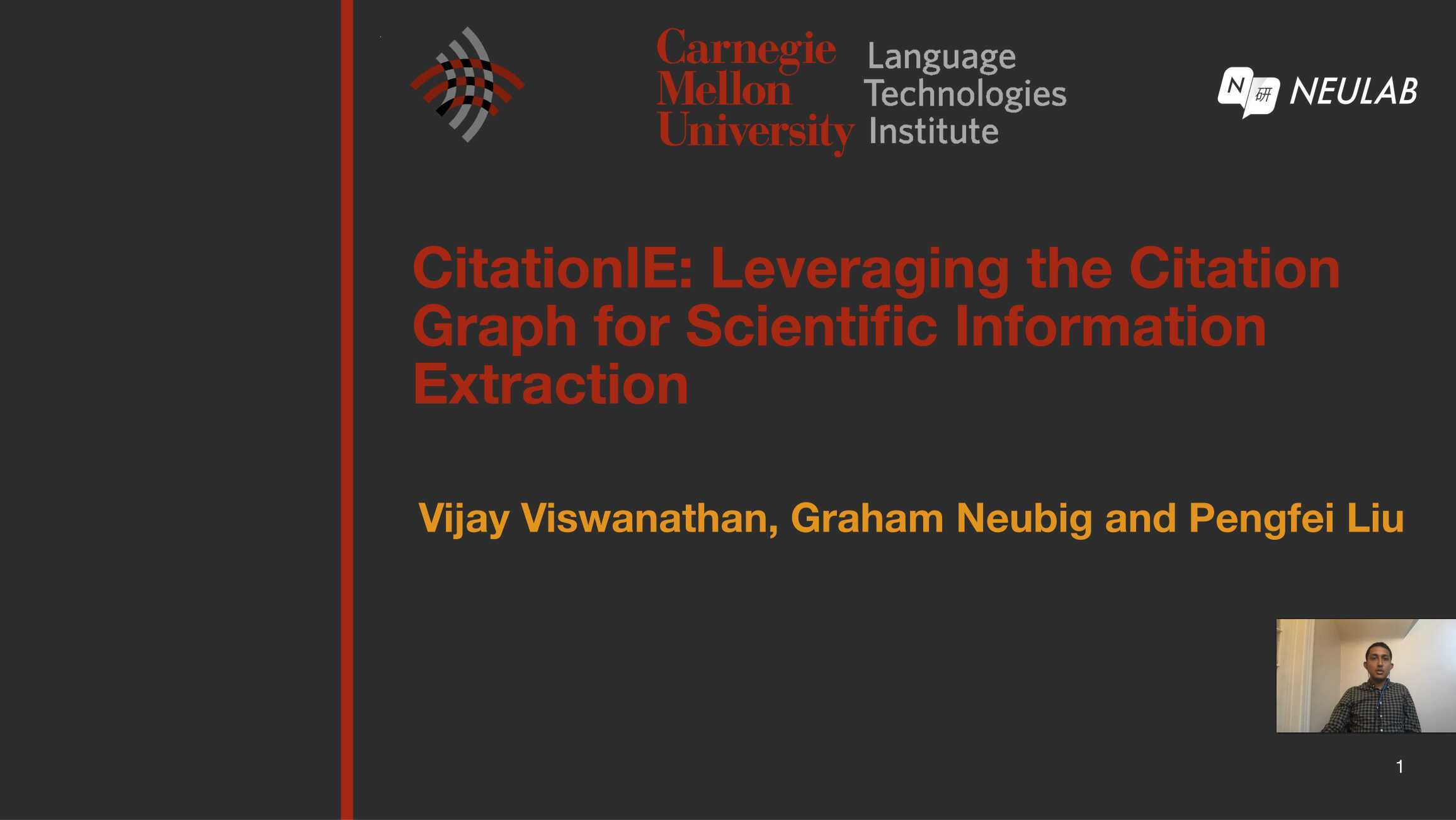 CitationIE: Leveraging the Citation Graph for Scientific Information ...