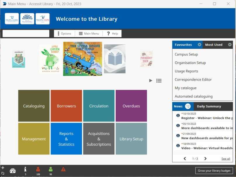 Change the location in Accessit