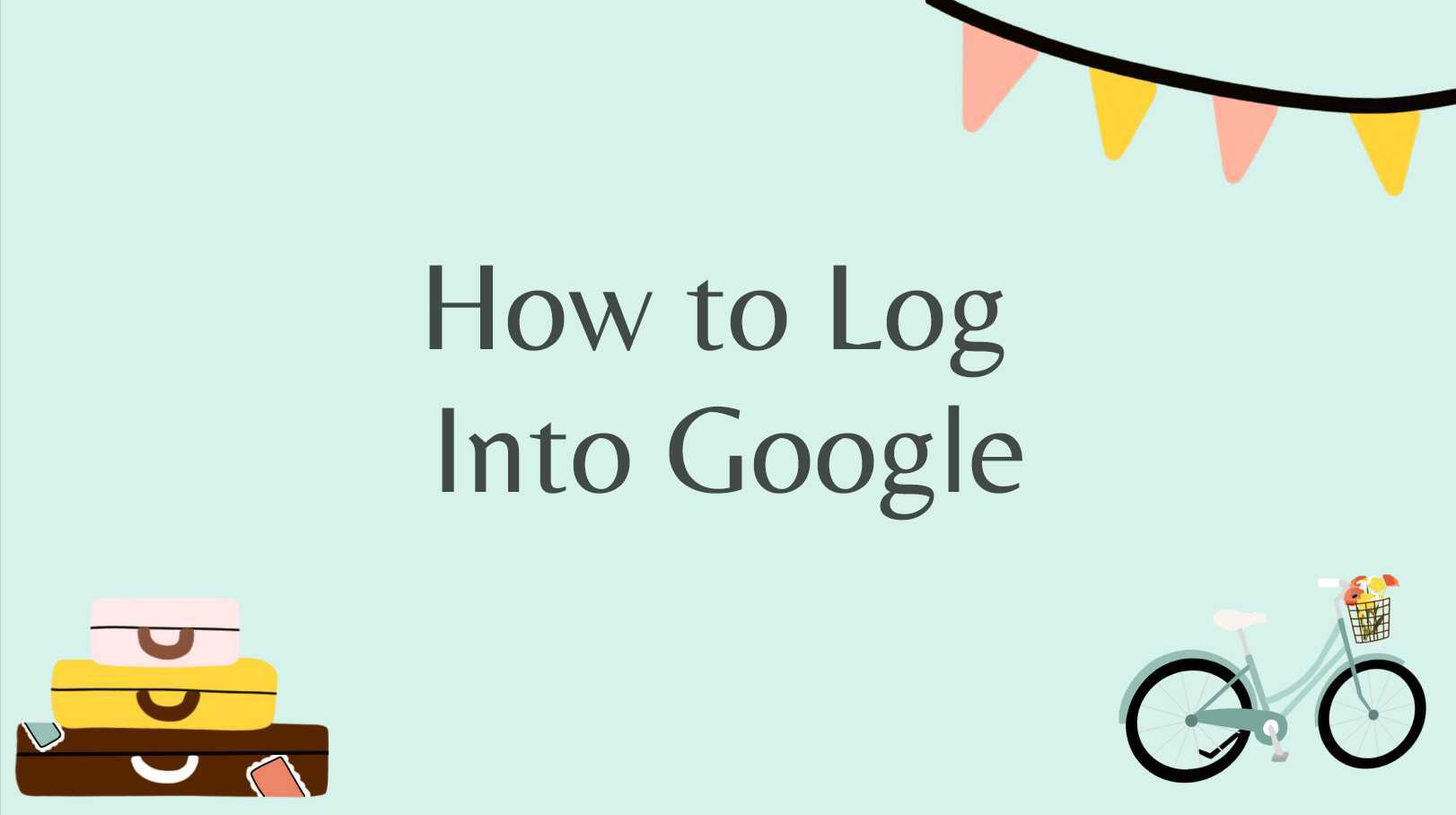 SG Logging into Google