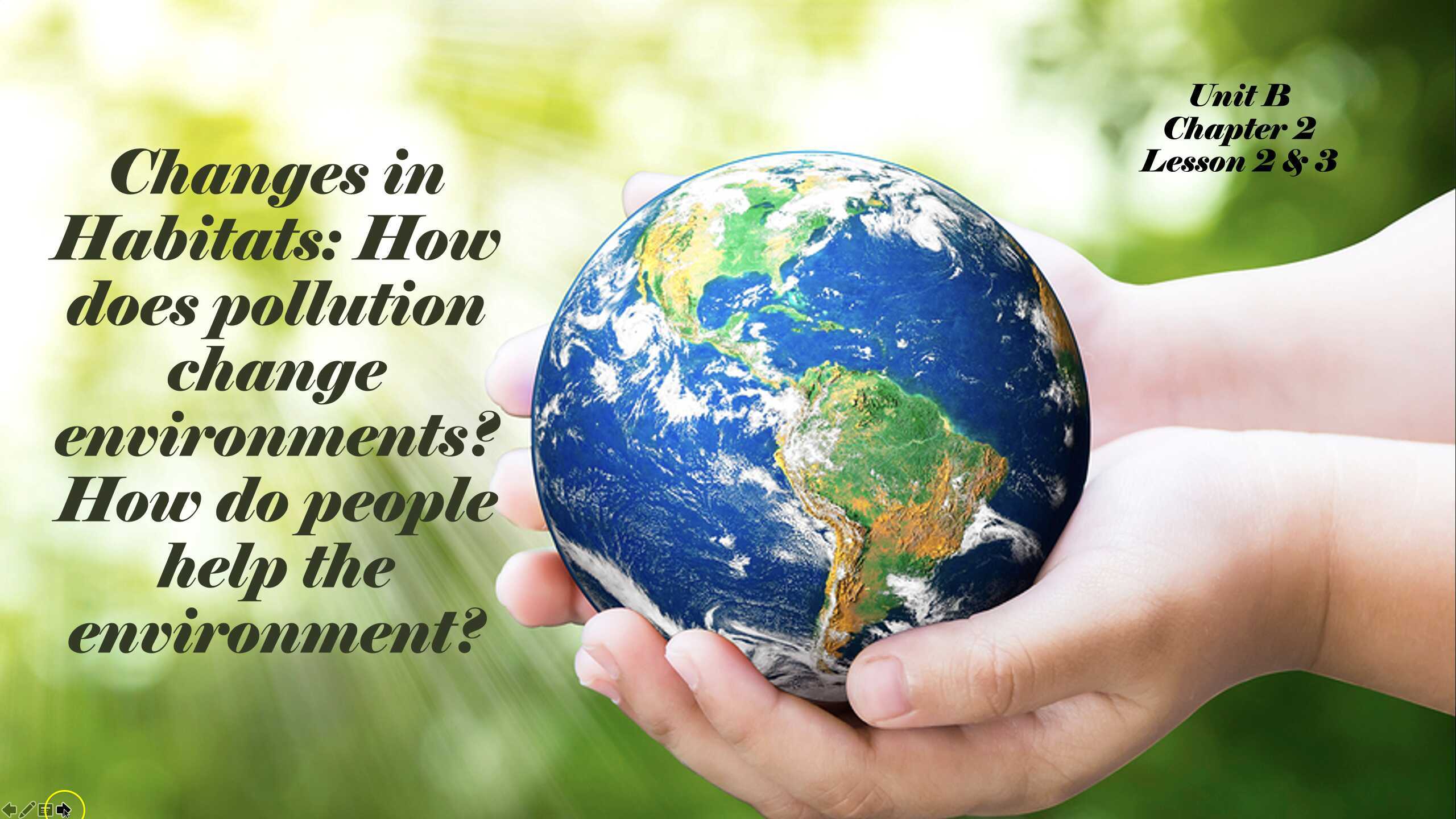 Science Unit B Chapter 2 Lesson 2 & 3 How Pollution Change Environments ...