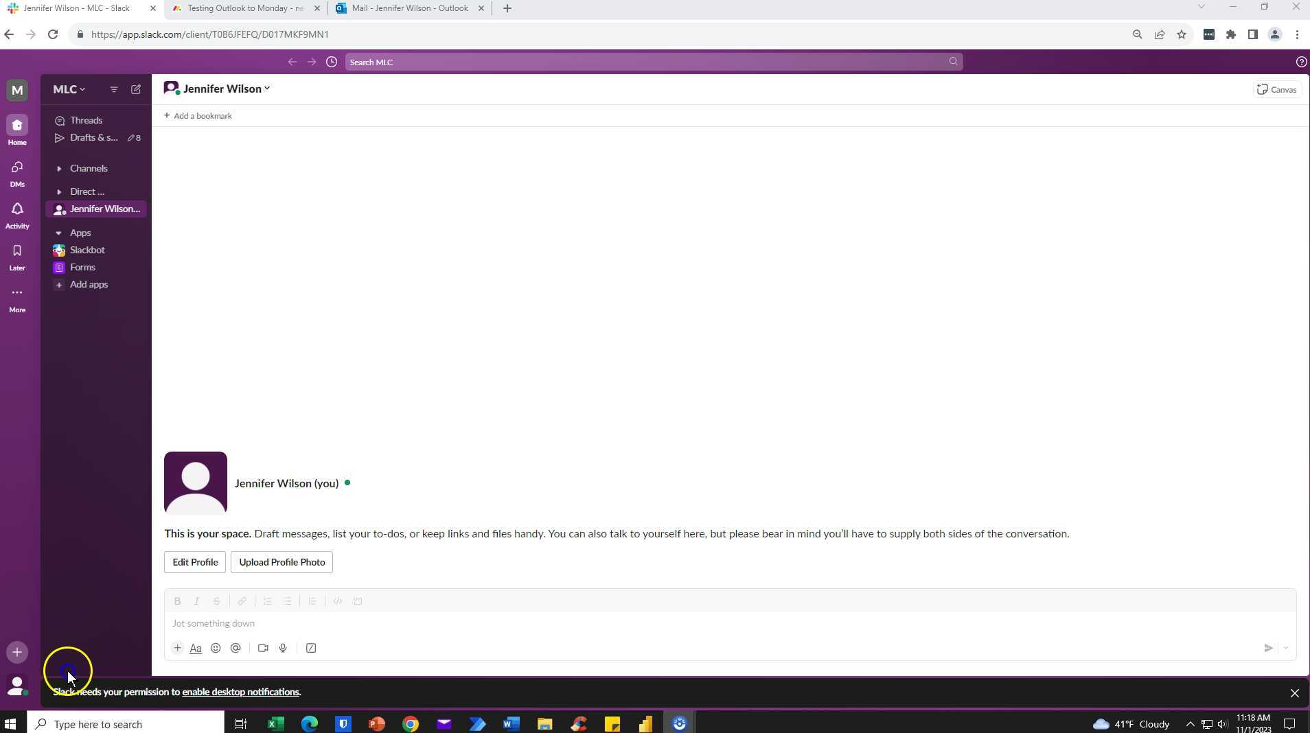 Sending Items and Updates from Slack to Monday.com