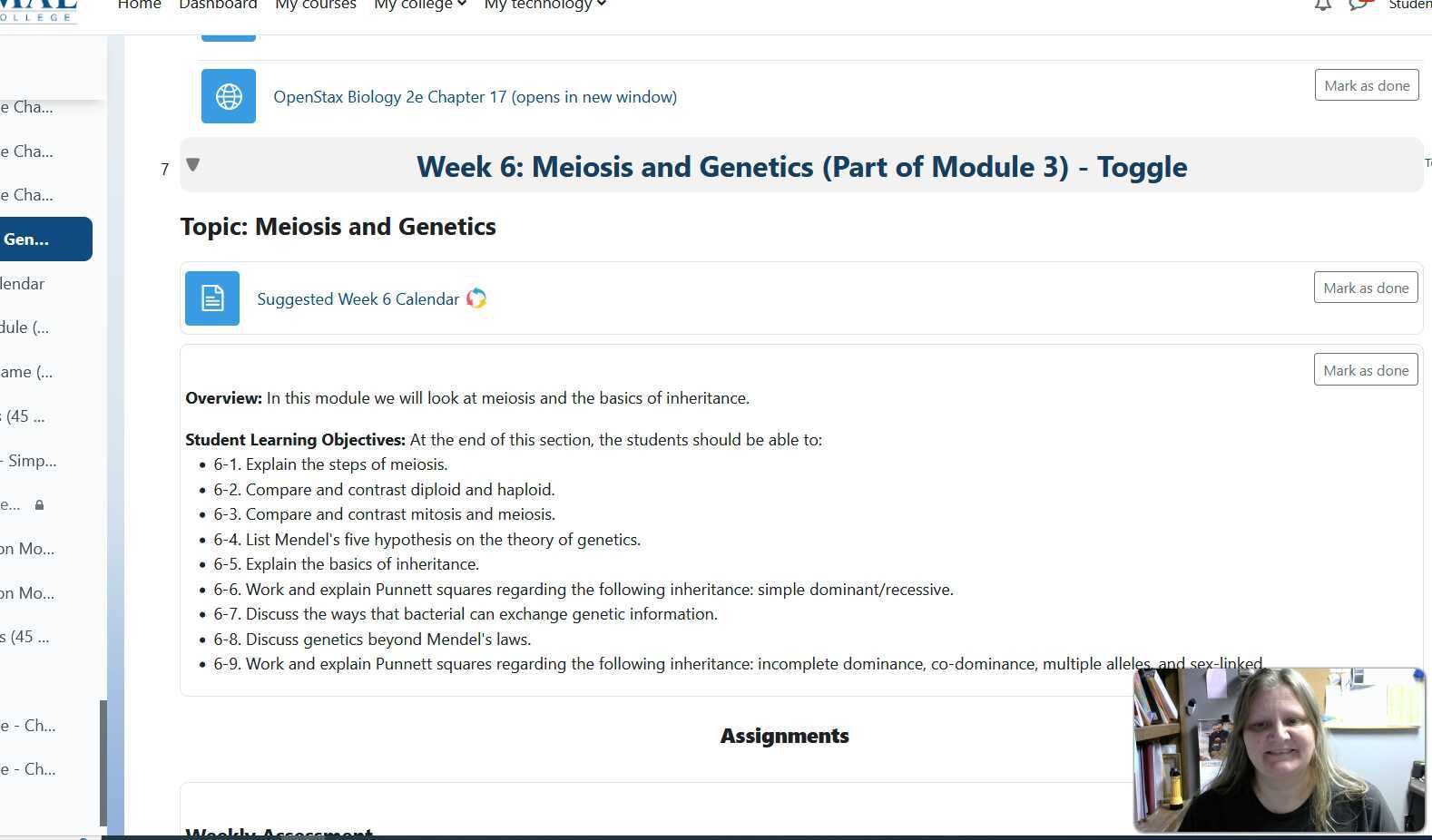 Week 6 2023 BIO 111