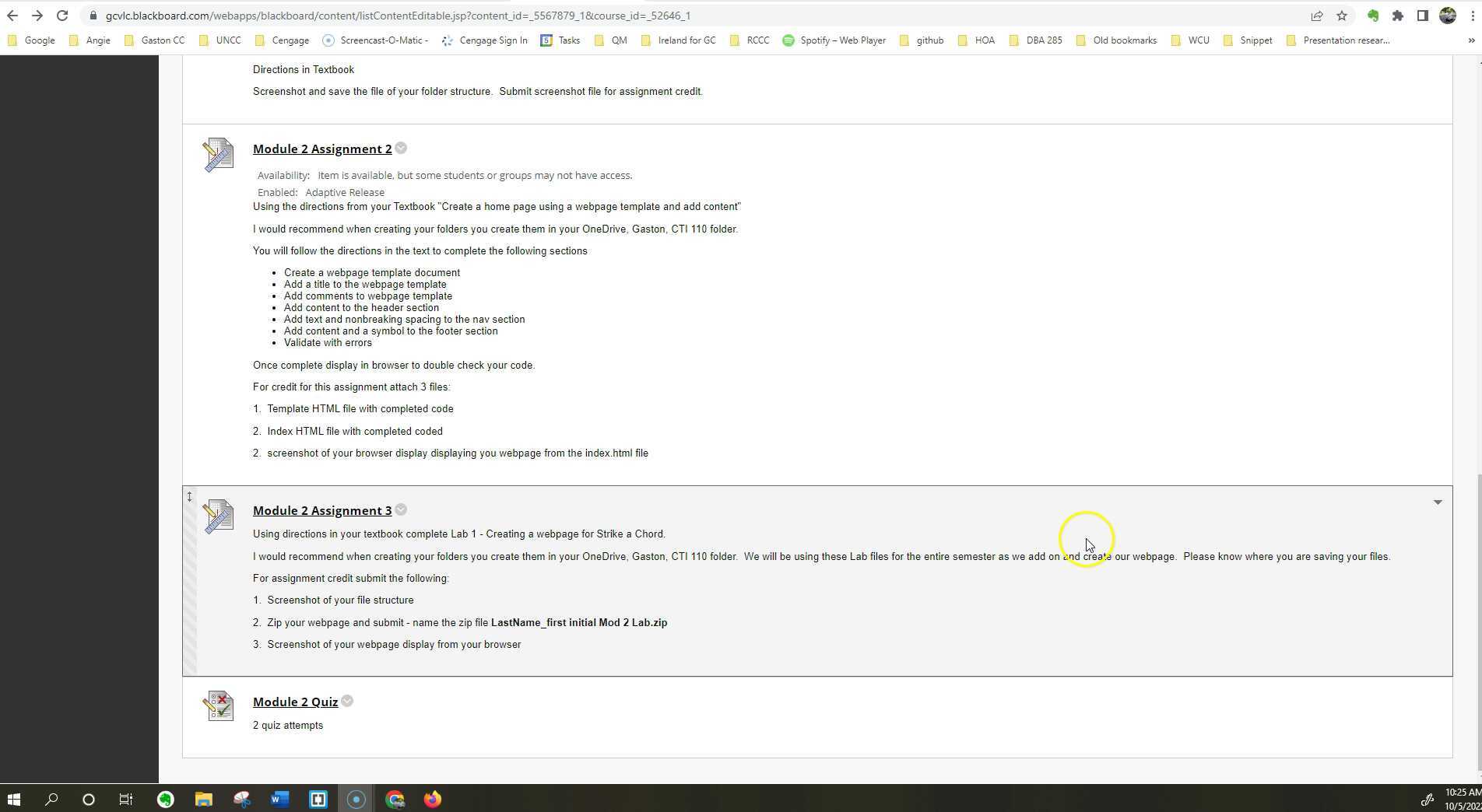 Mod 2 Assignment 3 Feedback