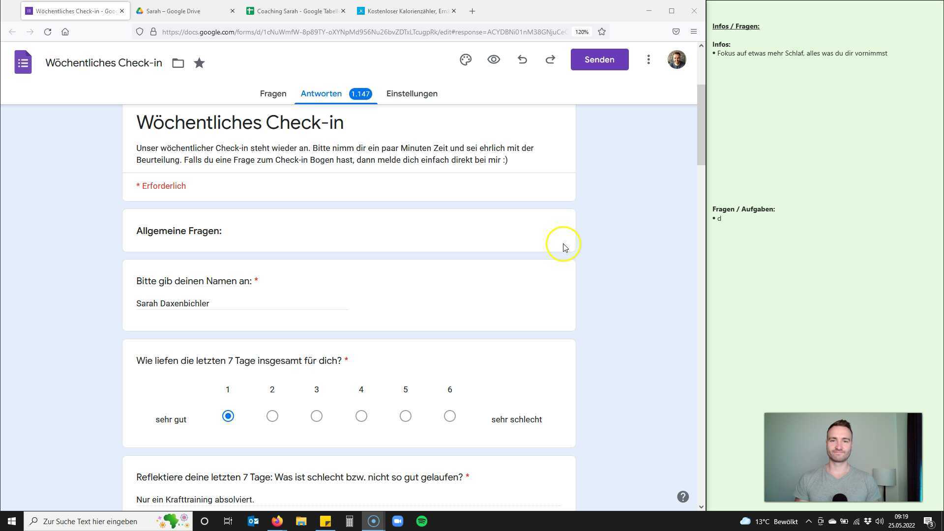 22.05.25 | Check-in Sarah