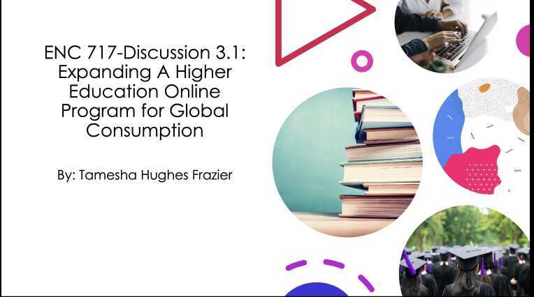 ENC 718 Discussion 3.1