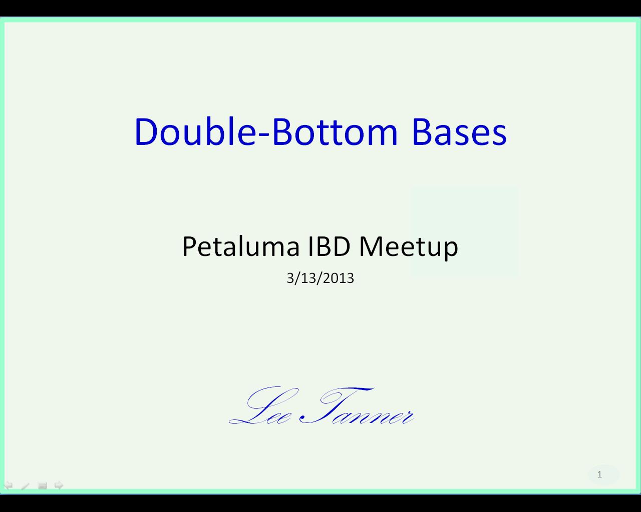 Double-Bottom Bases