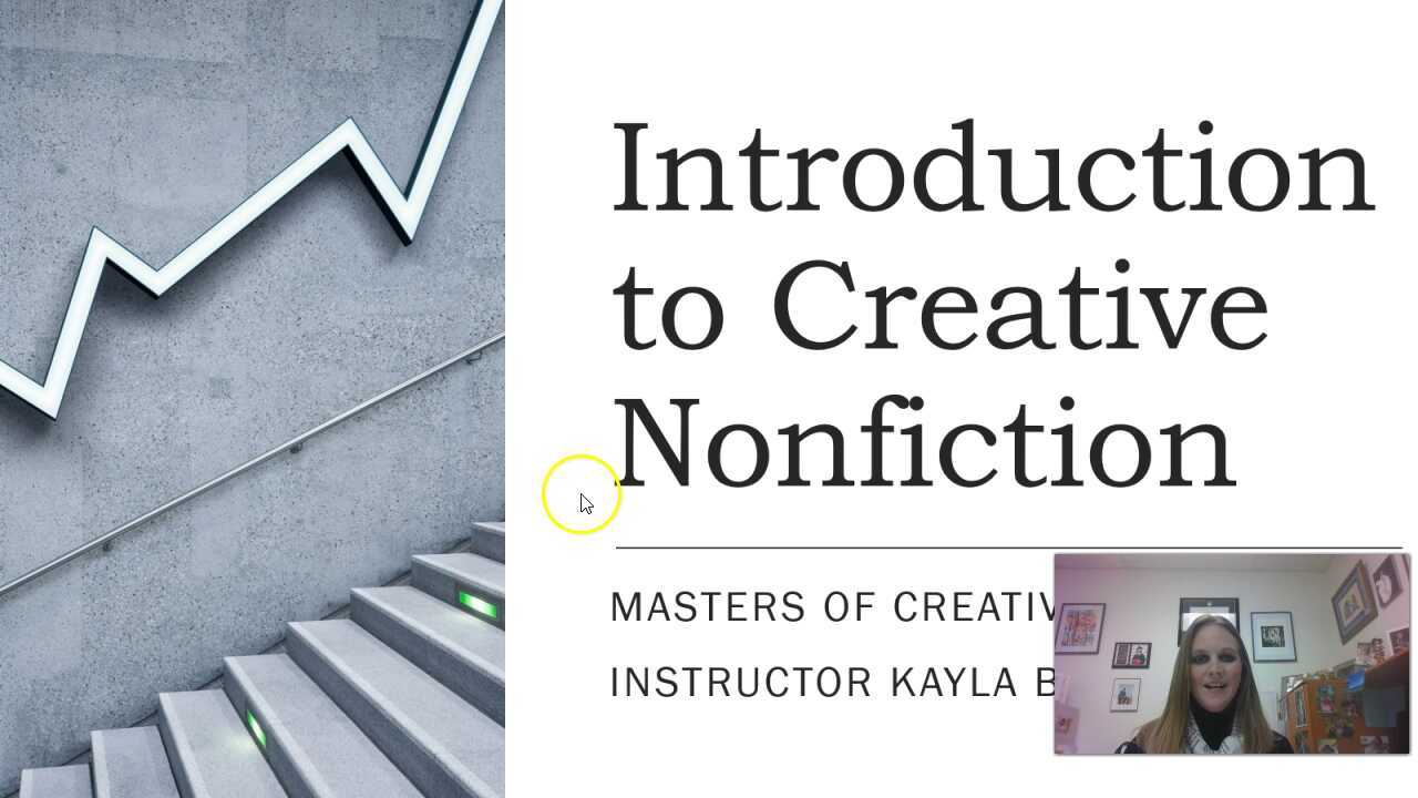 Introduction to Creative Nonfiction