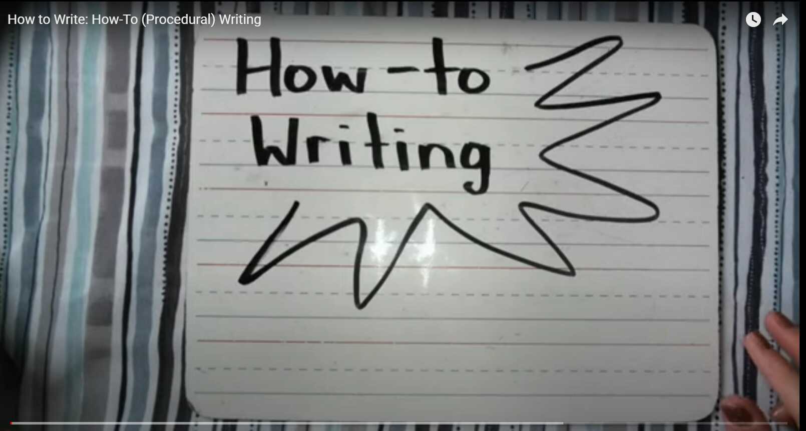 HOW TO WRITING