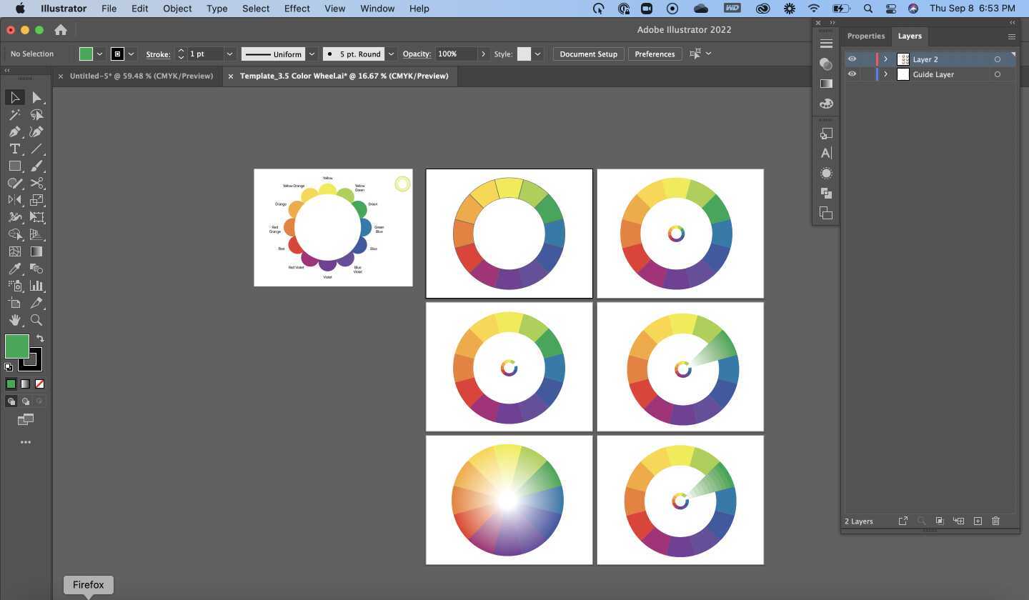 How to Make a Monochromatic Color Wheel in Illustrator