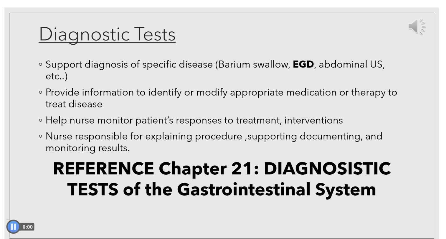 Chapter 21: Diagnostic Tests