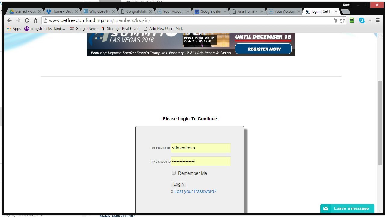 Freedom Funding How to Log In