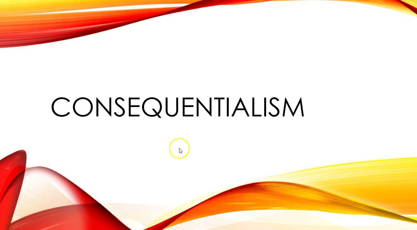 Consequentialism