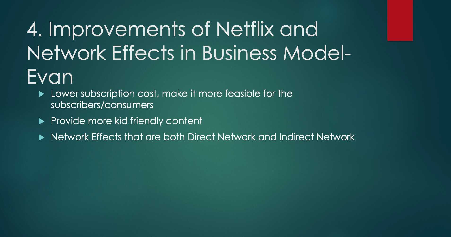 Q.4 How Can Netflix Improve its value Proposition over the customer's ...