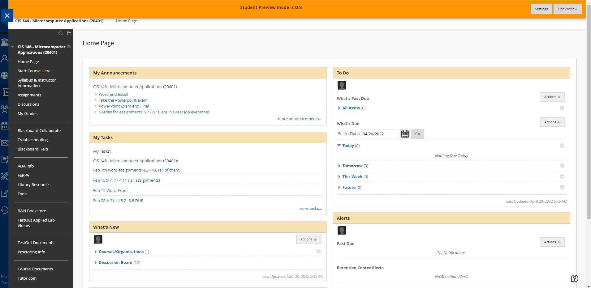 CIS 146 How to register for Final with testing center
