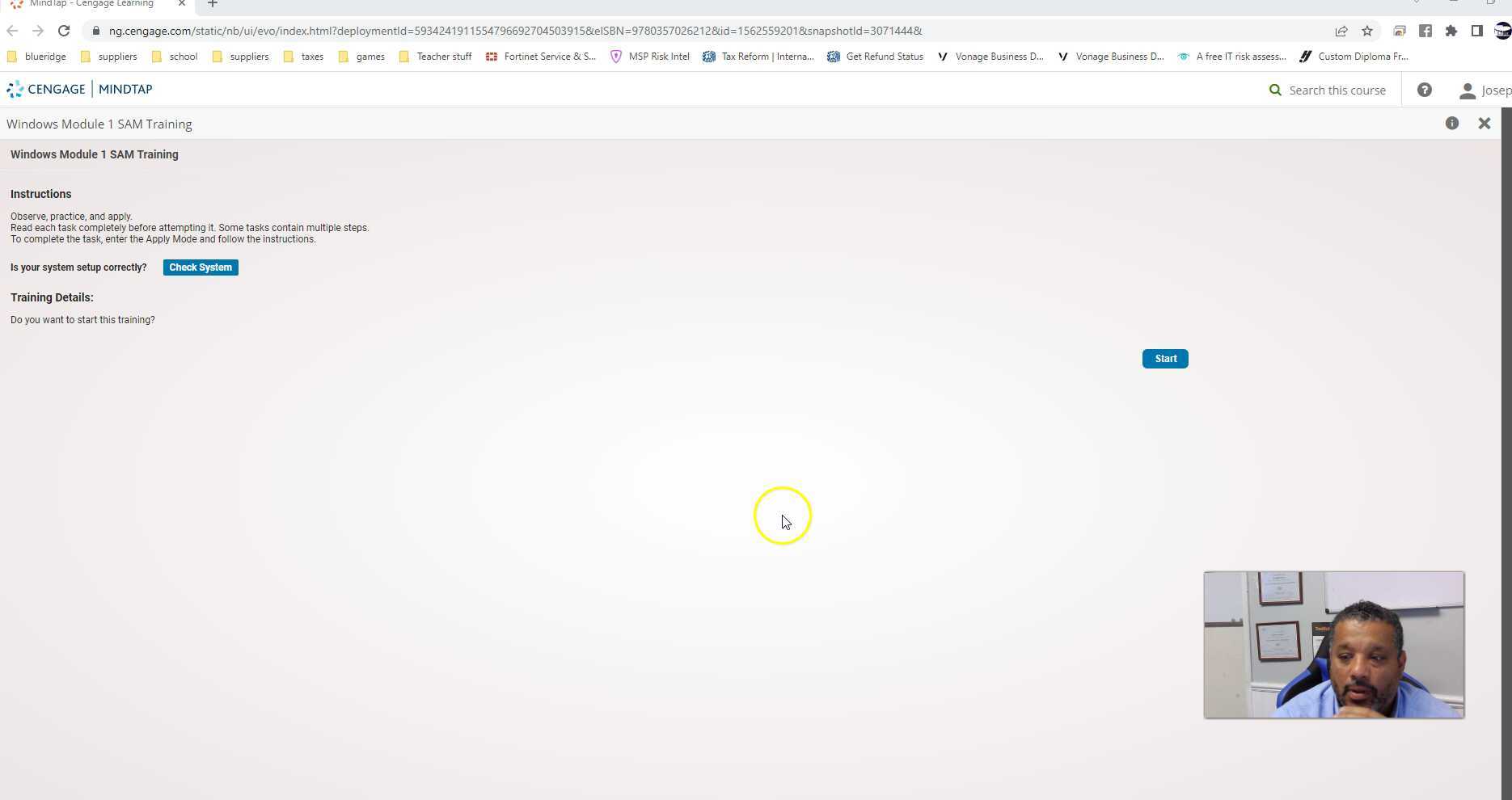 Windows Module 1 SAM Training