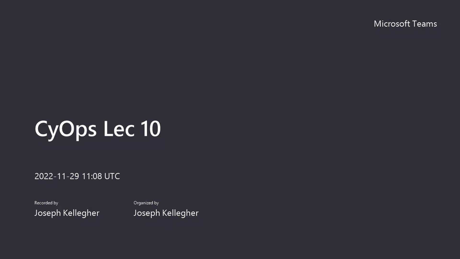 CyberOps Lec10 (2022-11-29)