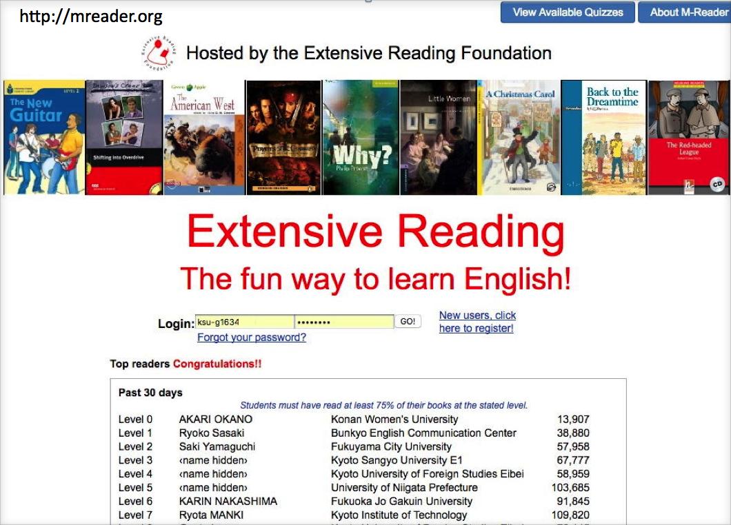 Extensive Reading Foundation