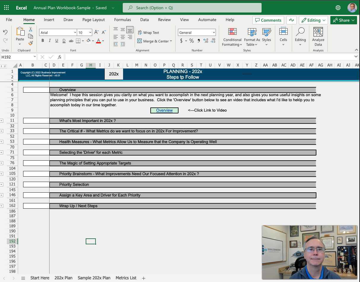 Annual Planning Overview