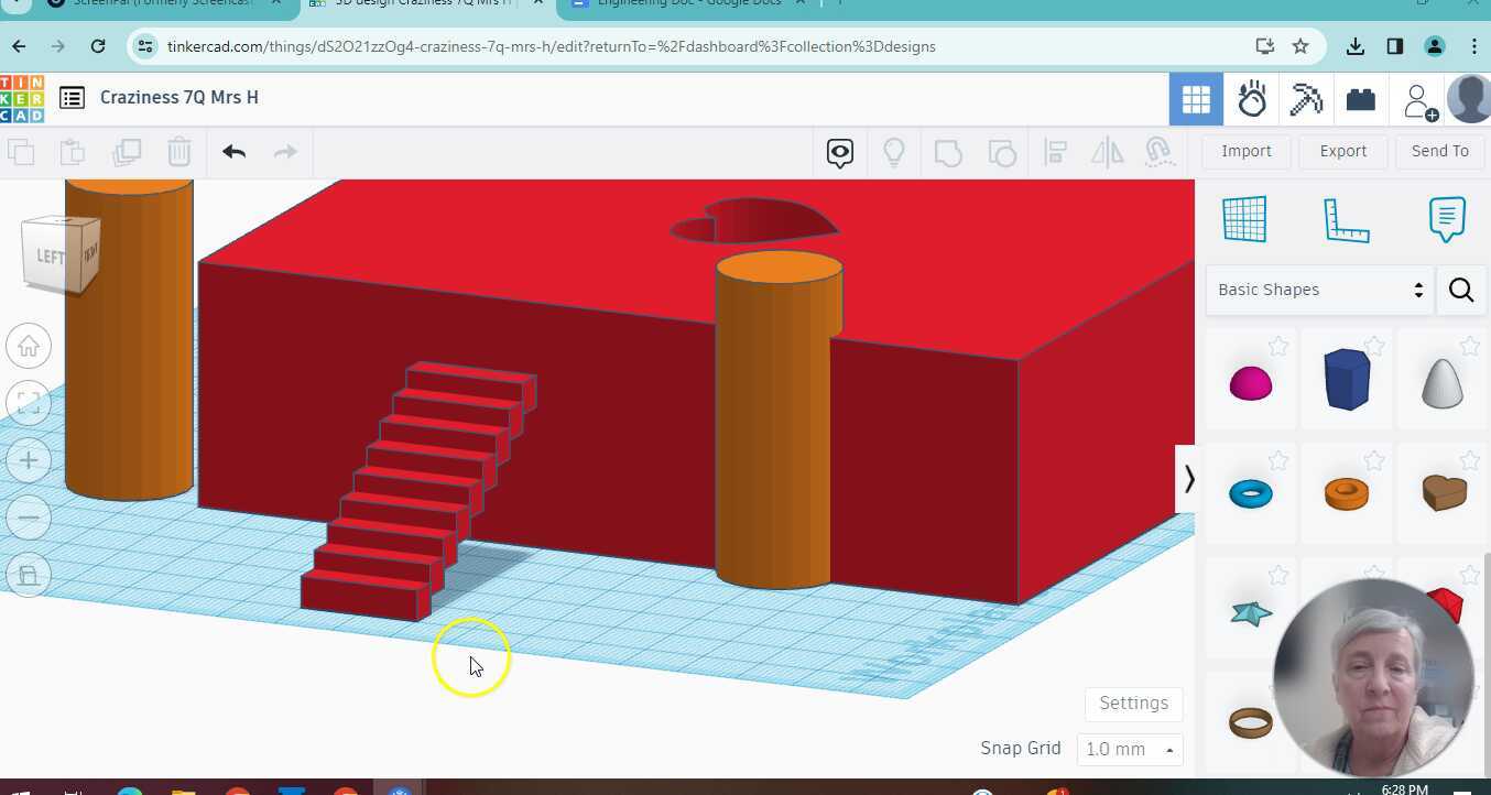 Tinkercad Duplicate and Repeat