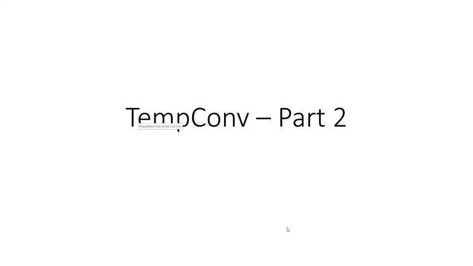 CIS177-TempConv2