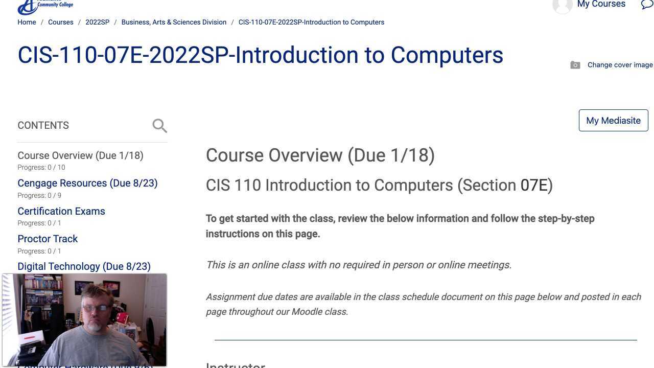 Welcome to CIS 110 - Intro to Computers