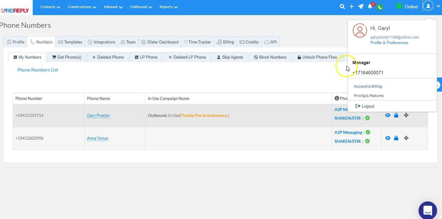 REIREPLY: TrustHub Alert On A Submanager Account