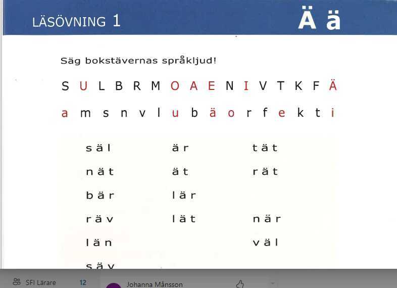 vokalerna Y Å Ä Ö