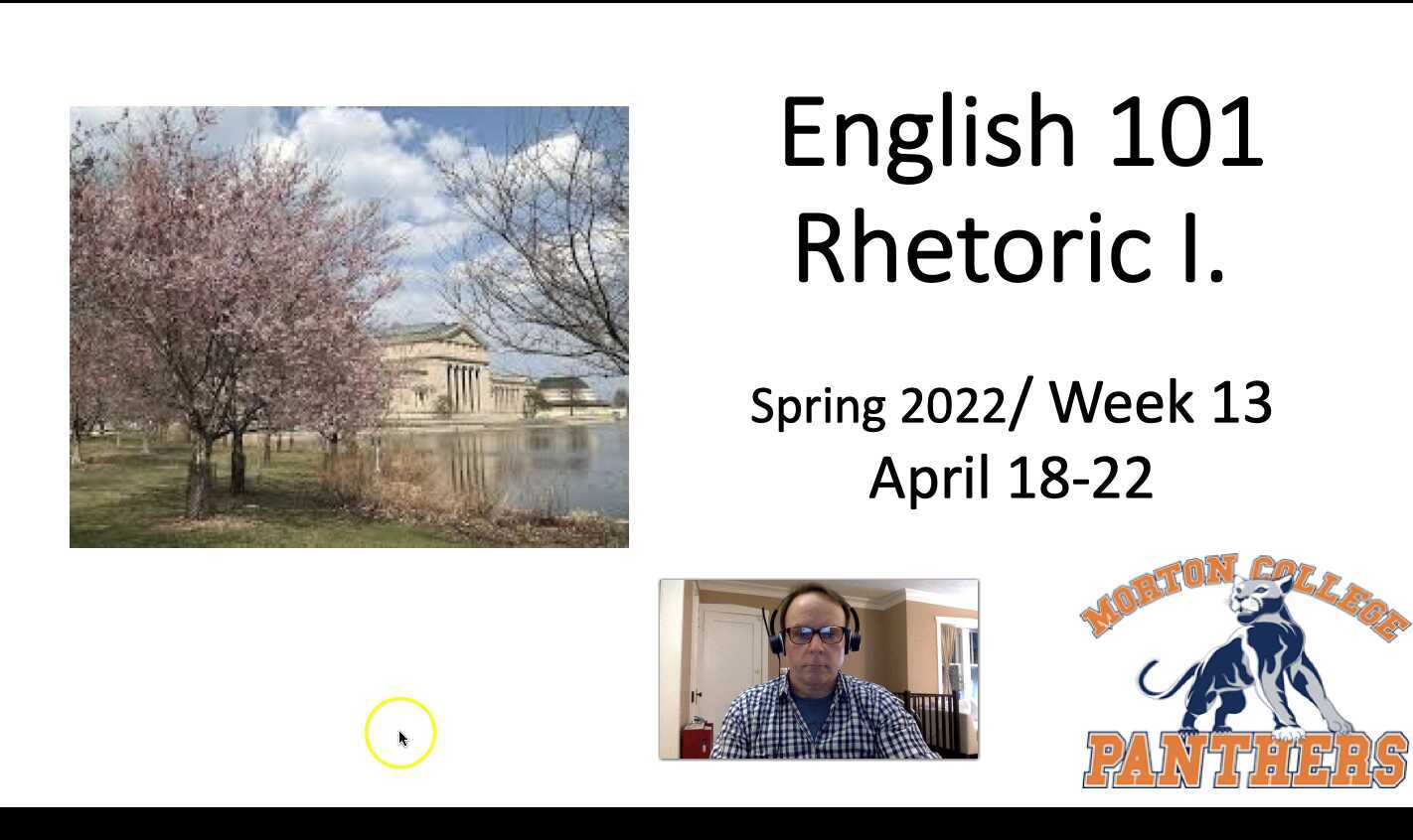 ENG 101 Overview Lecture Week 13