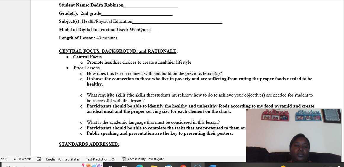 Instructional recap video