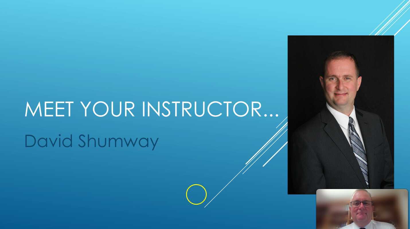 Meet Your Instructor 2023