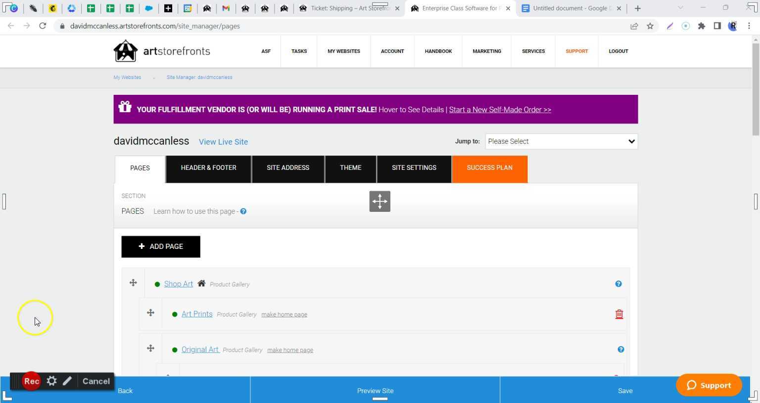 Where to add the minimum cart subtotal for free shipping