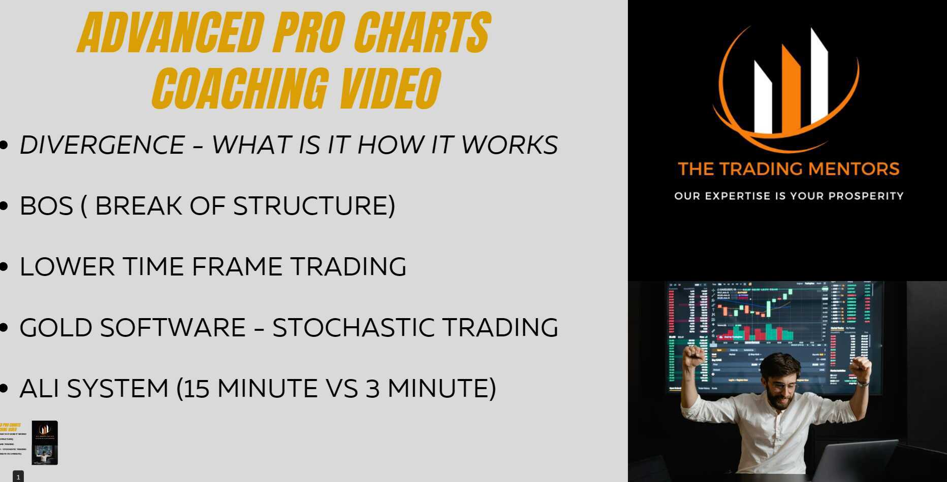 Advanced Pro Charts Coaching