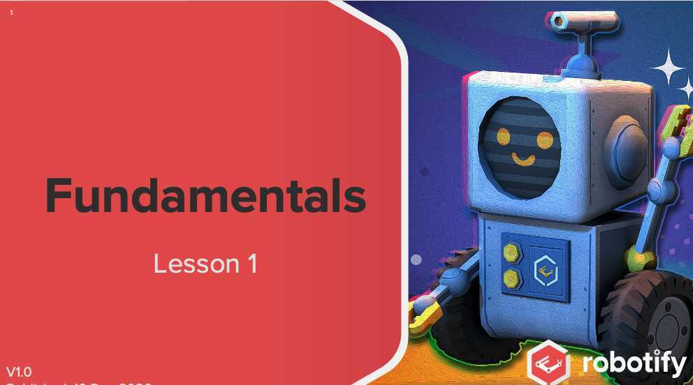 Robotify Fundamentals Lesson 1