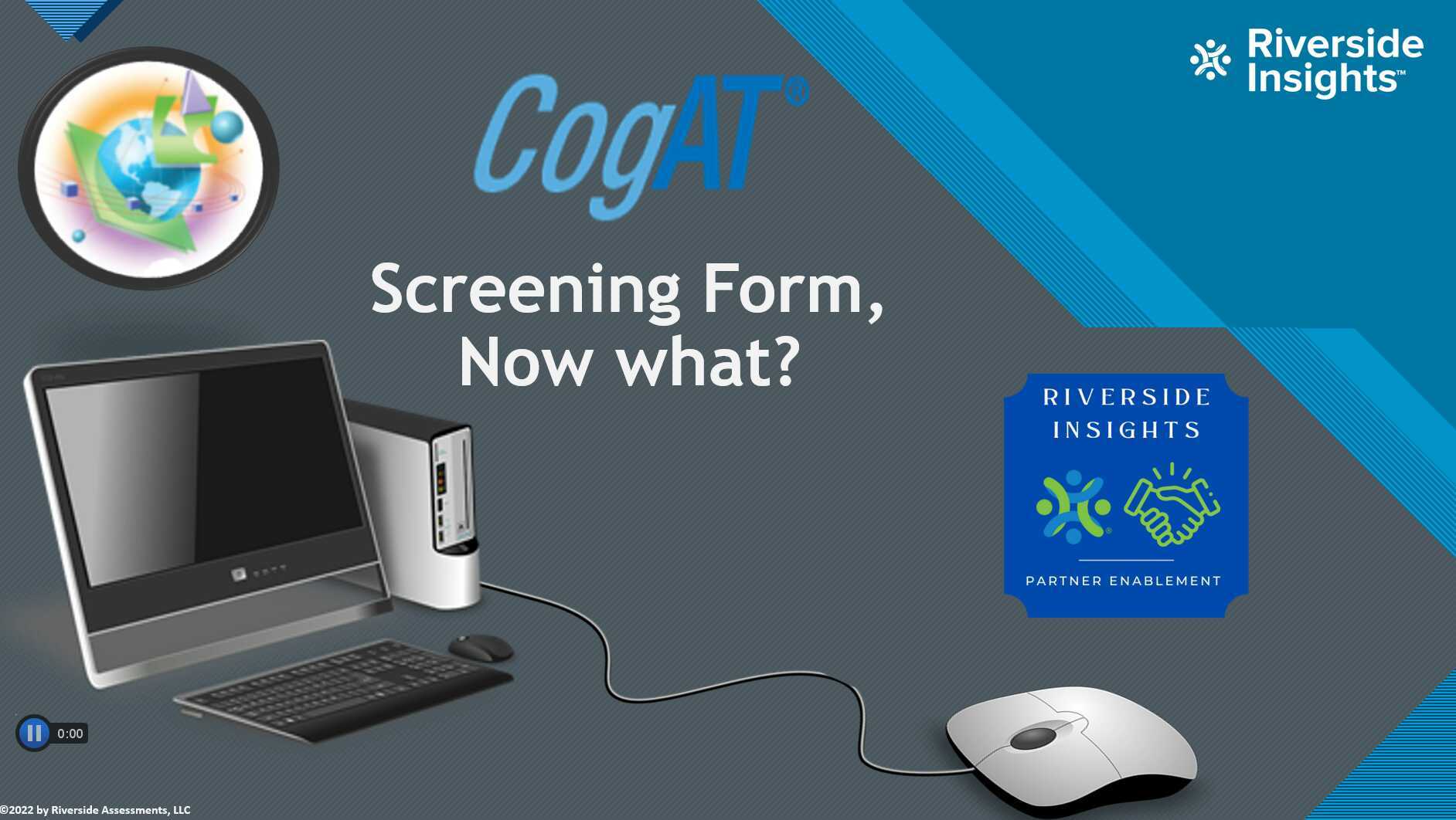CogAT Screening Form, Now What?