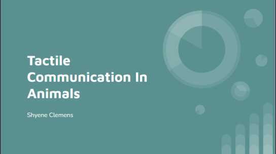 Tactile Communication