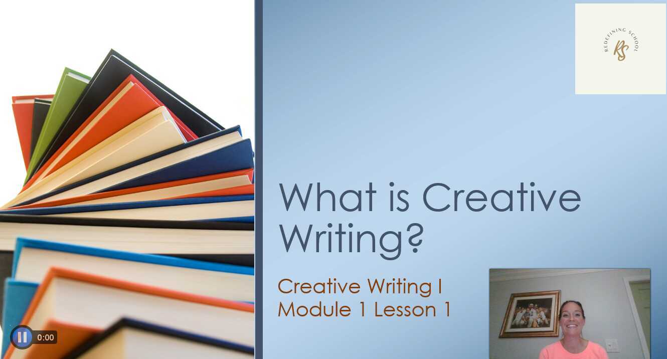 Creative Writing 1 Module 1 Lesson 1