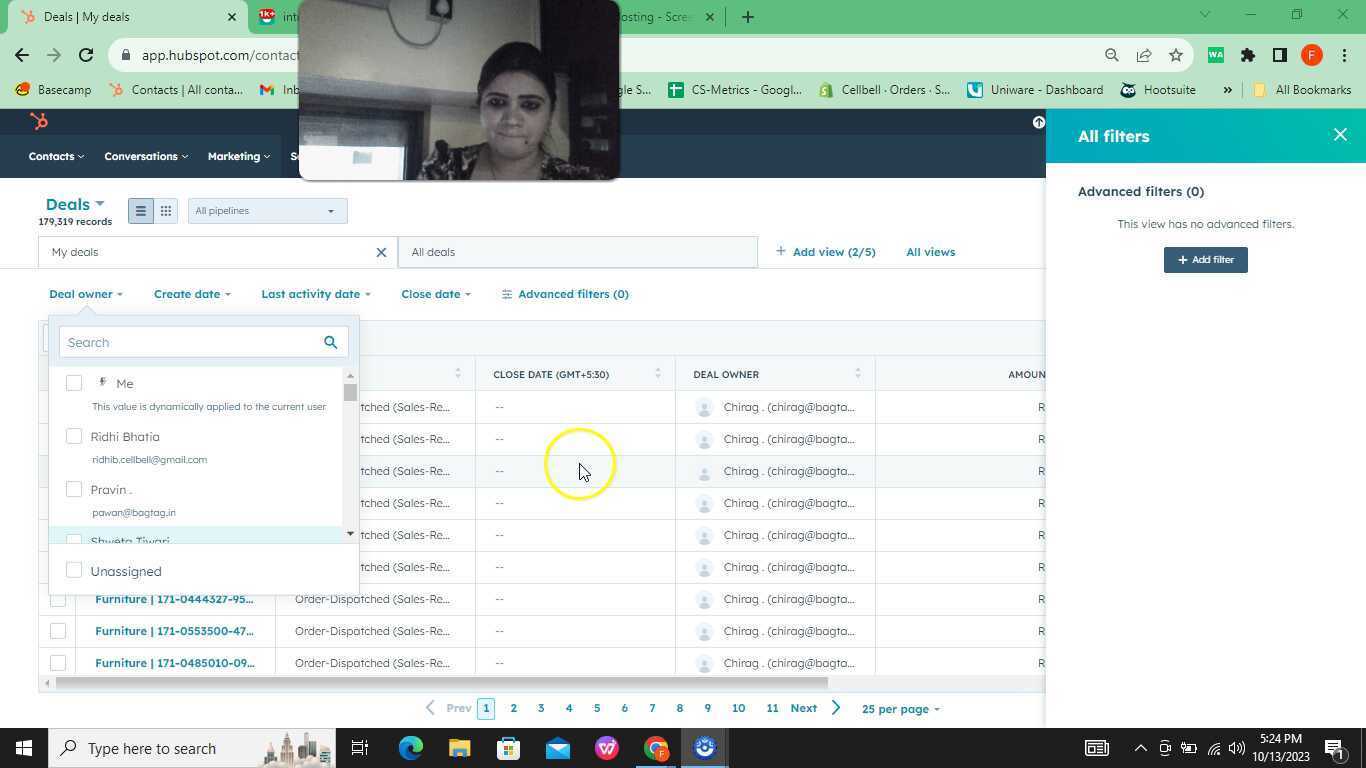 How to attempt deal and update correct deal stage