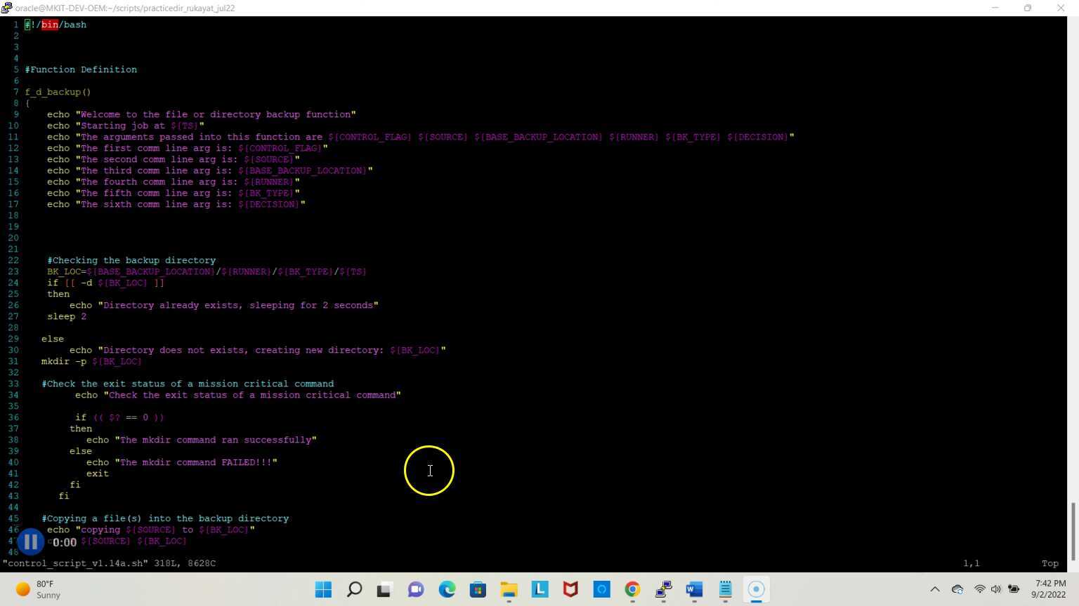 Control Script Version 1.14 (Bash Scripting) by Rukayat Adigun