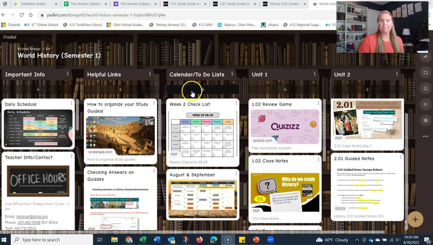 How to Download the Study Guide from Padlet