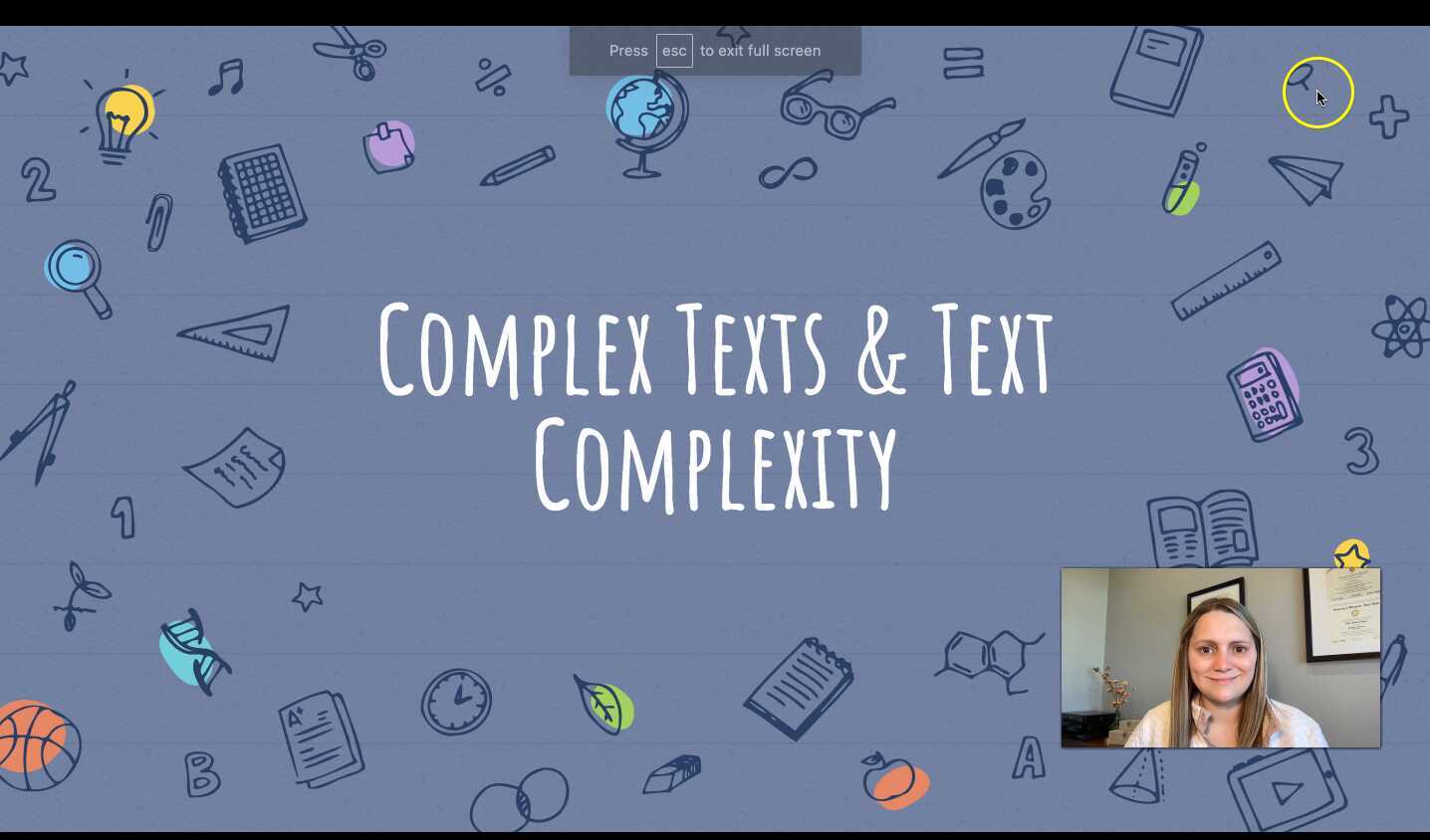 ED715 Complex Texts &amp; Text Complexity