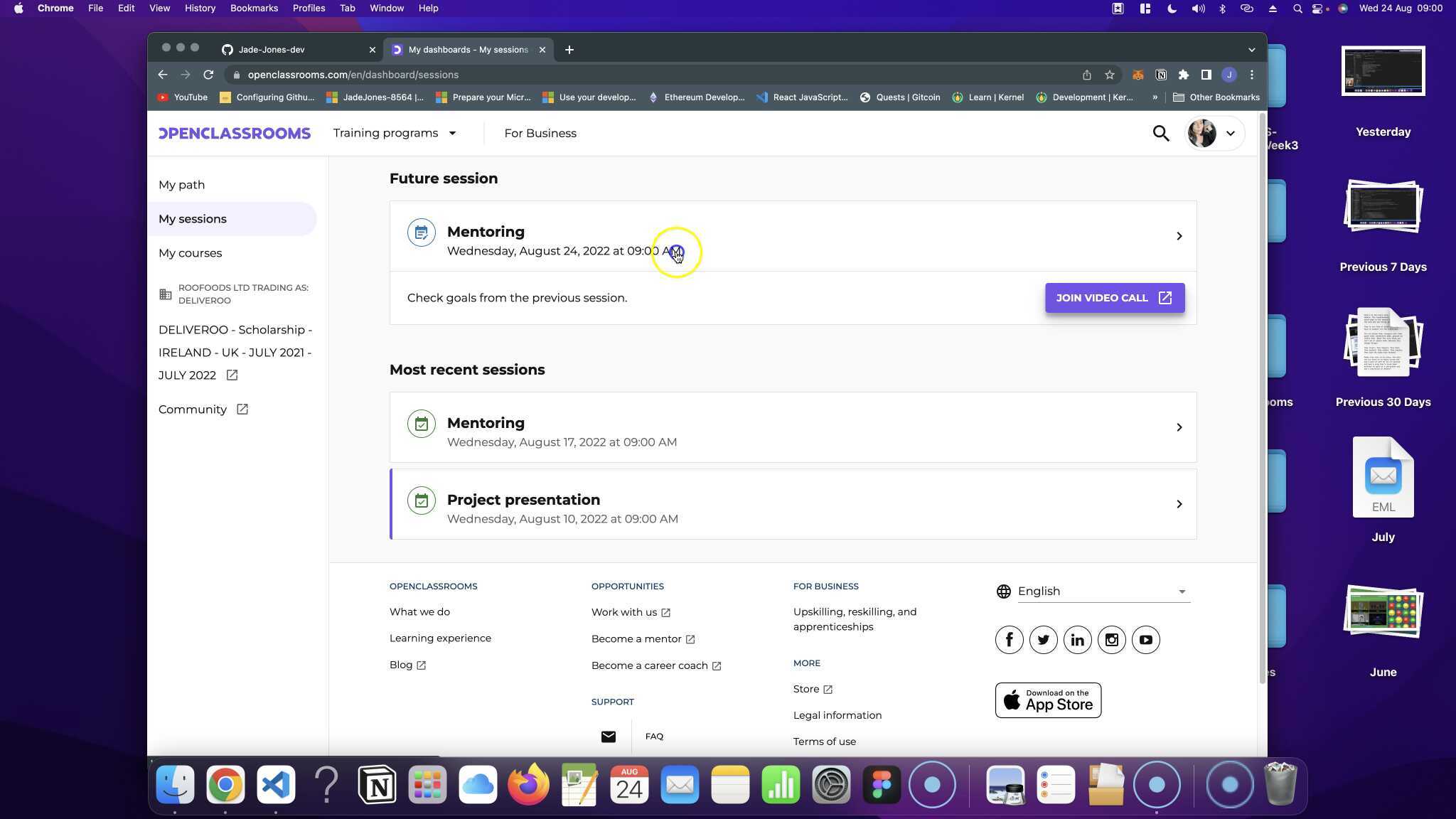 mentor session 24/08/2022