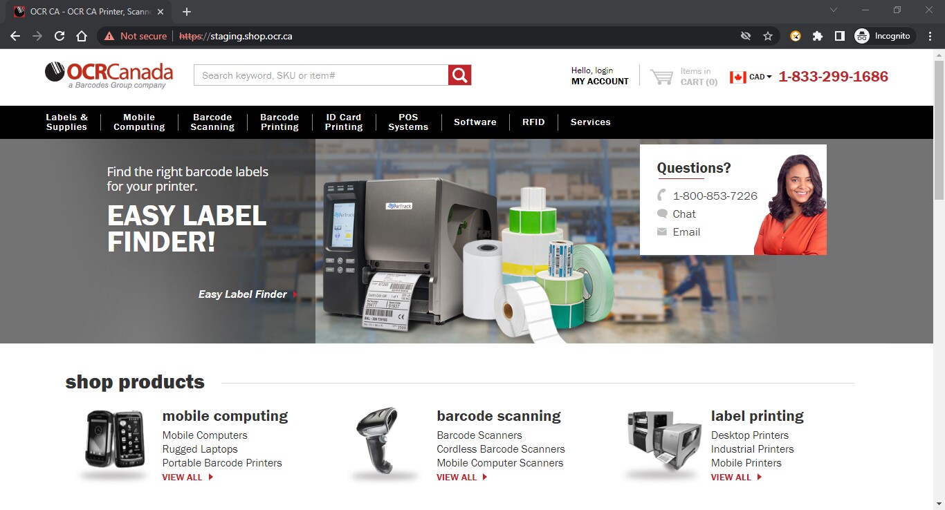 Window - OCR CA - OCR CA Printer, Scanner, POS, Mobile Computing and ...