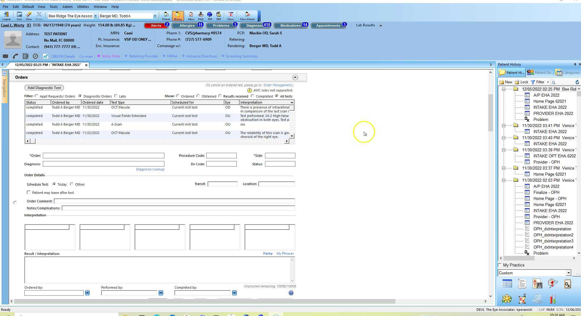 VF - New Order Panel