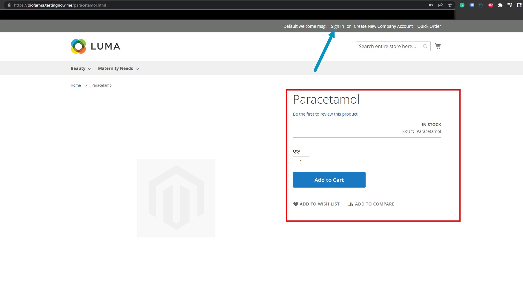 Snip - Paracetamol - Google Chrome