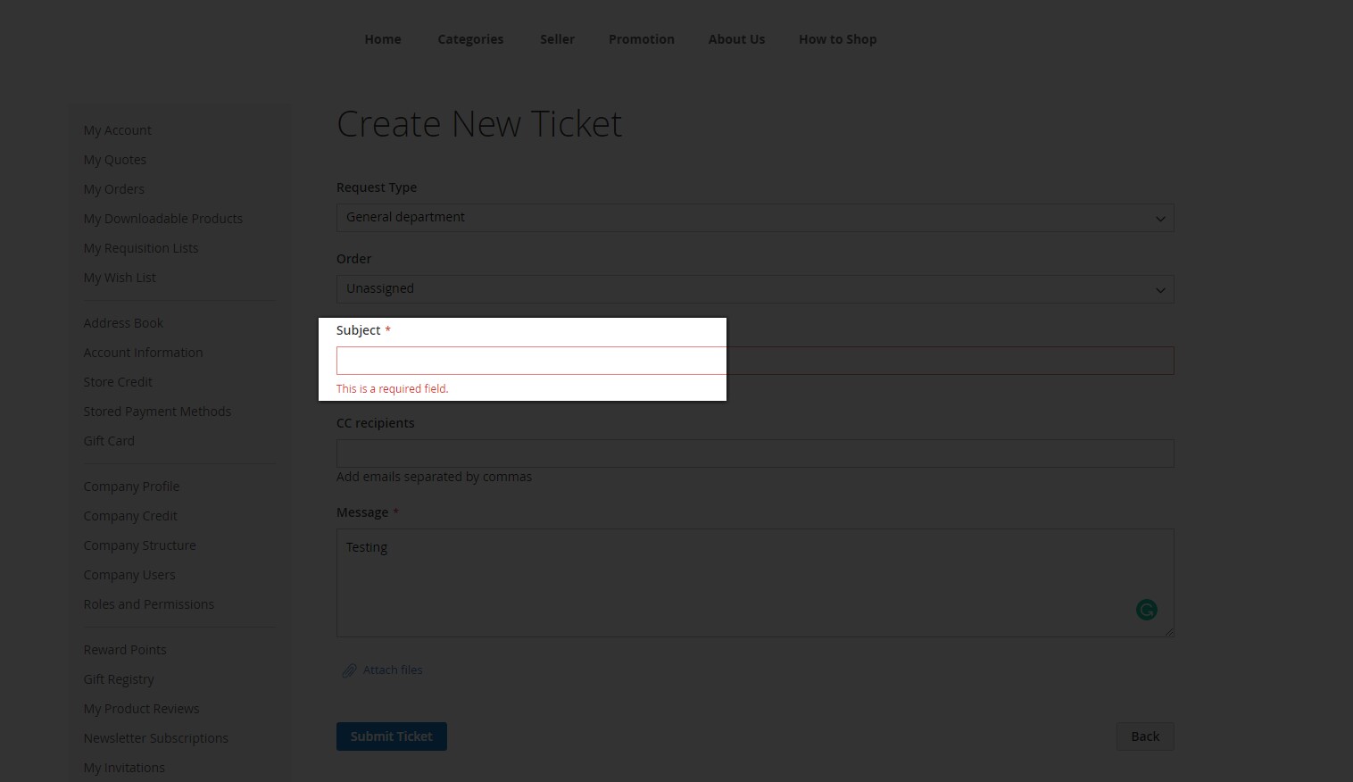 Snip - Create New Ticket - Google Chrome