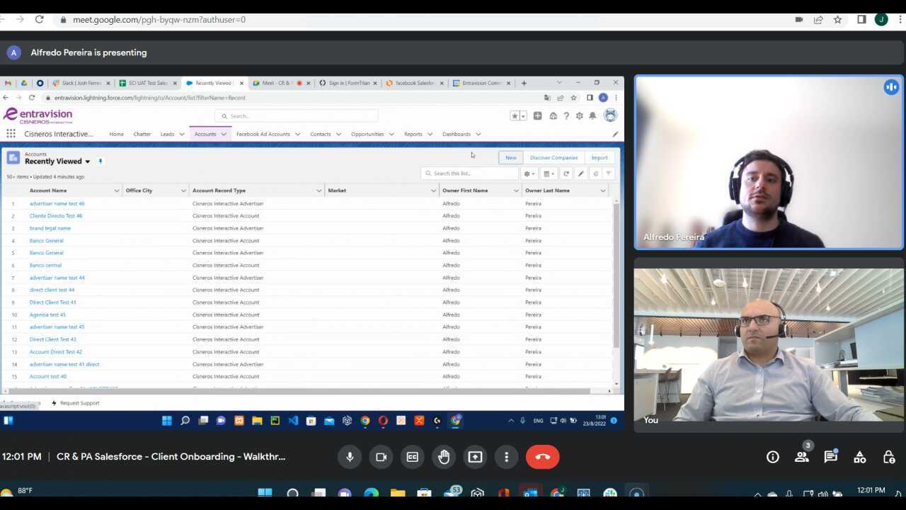 Sales Client Onboarding Salesforce/Titan From Account creation to ...