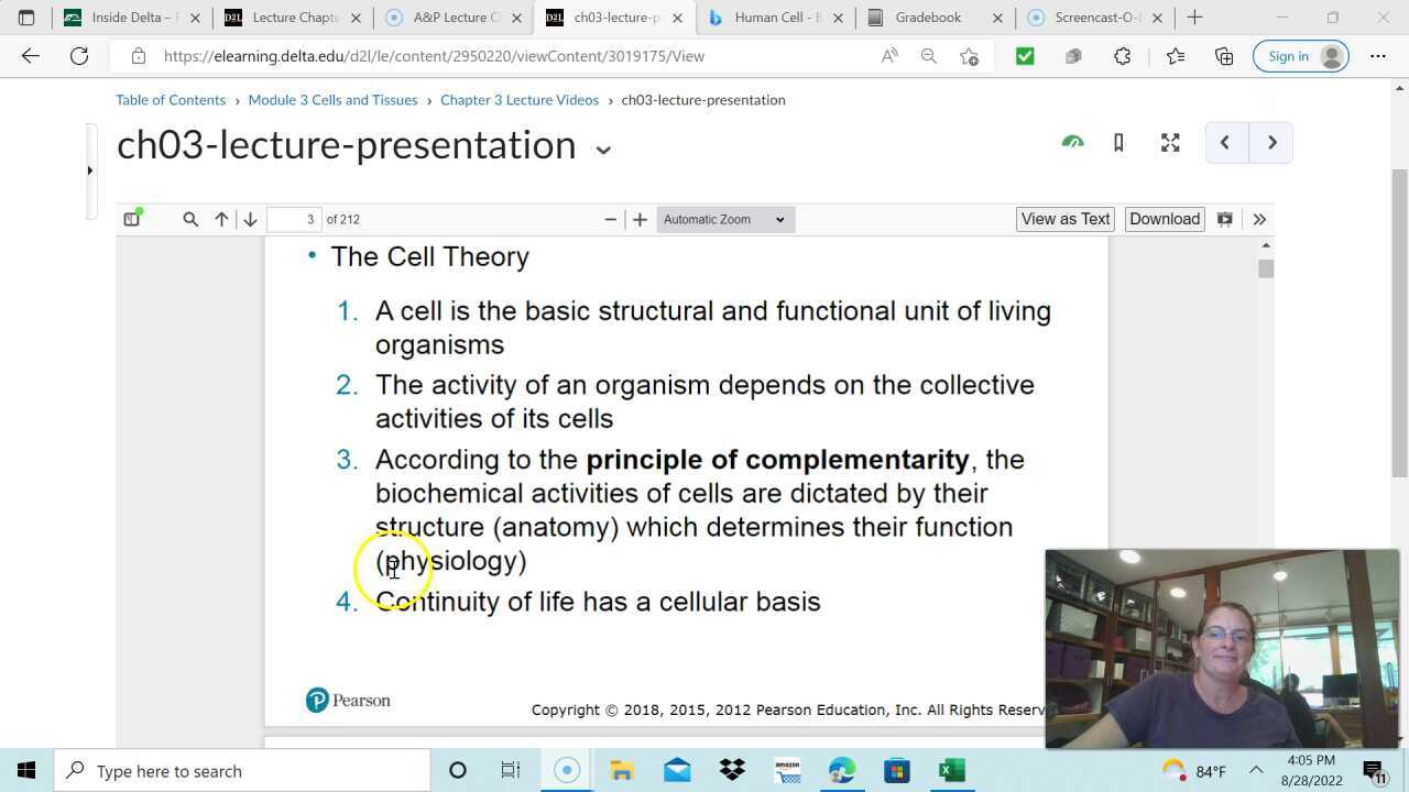 A&P Lecture Chapter 3 part 1