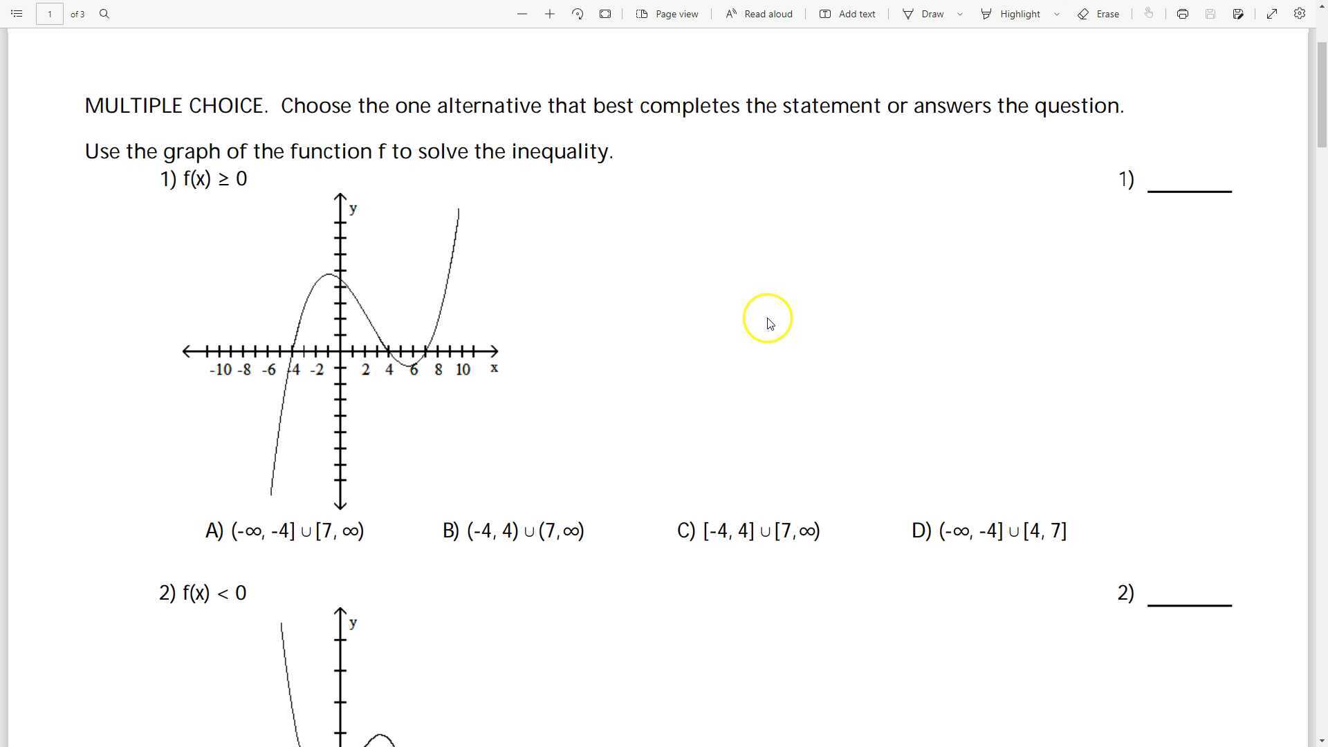 Section 4.7A Guided Problems
