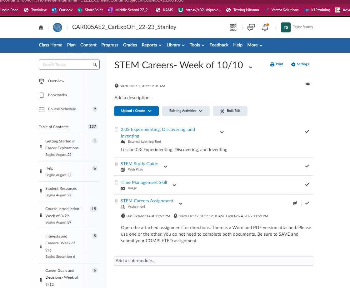 STEM Careers Assignment