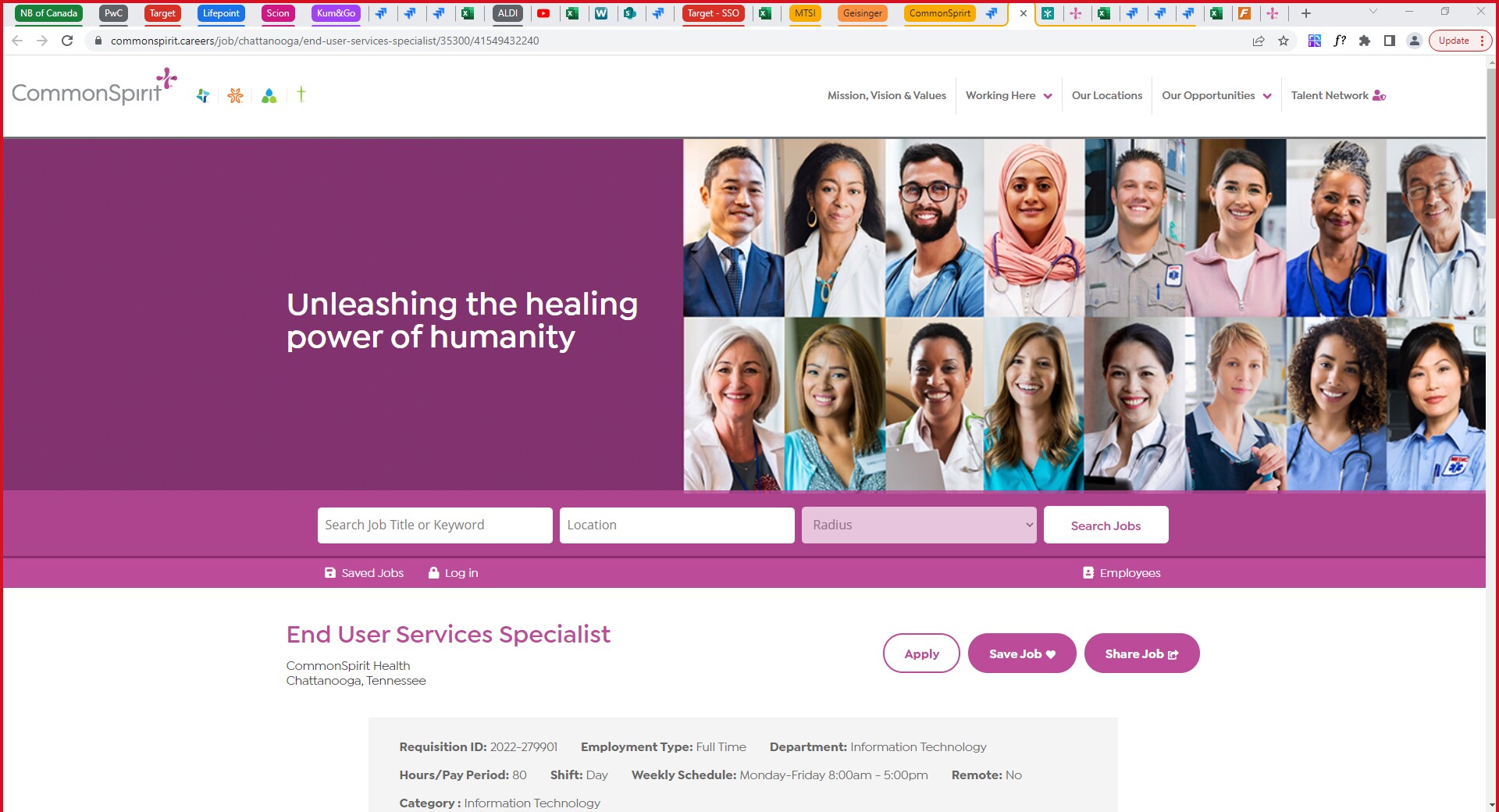 Window - End User Services Specialist at CommonSpirit Health - Google ...